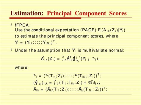 Ppt Covariate Adjusted Functional Principal Component Analysis Fpca
