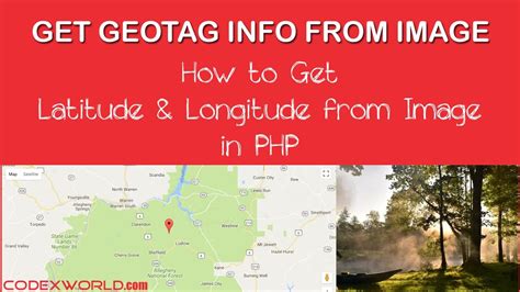 Get Geolocation Latitude and Longitude from Image using PHP - YouTube