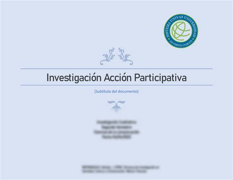 SOLUTION Mapa De Nubes Sobre El Tema De Investigaci N Acci N Participativa Studypool
