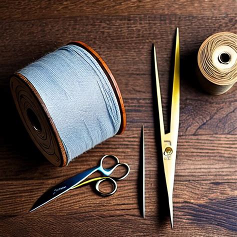 Premium Photo Scissors And Thread