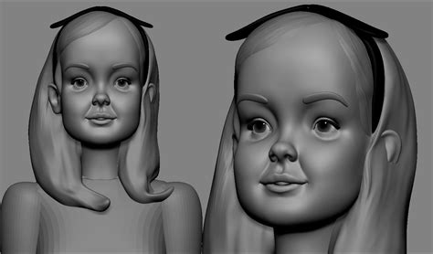 Artstation Elle Fanning Cartoon Sketch