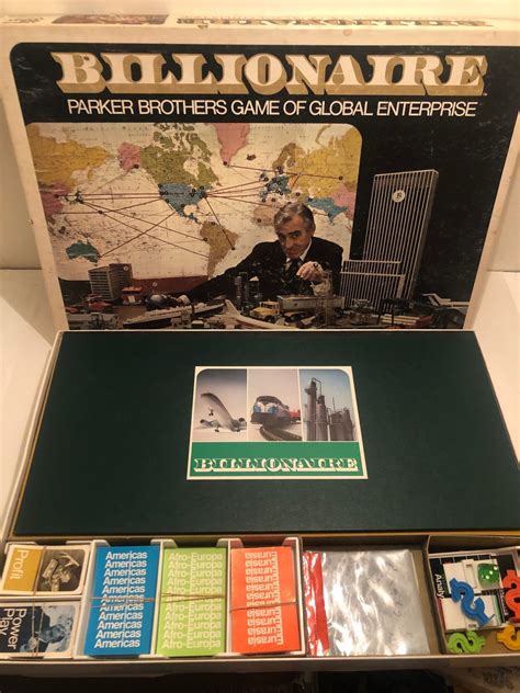 Vintage Board Game Billionaire Complete Etsy