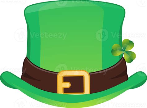 St Patrick S Day With Leprechaun Hat Green Color Cartoon Character