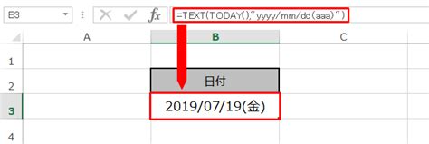【excel】今日本日の日付を自動入力して表示する（today関数）～みんなのエクセル