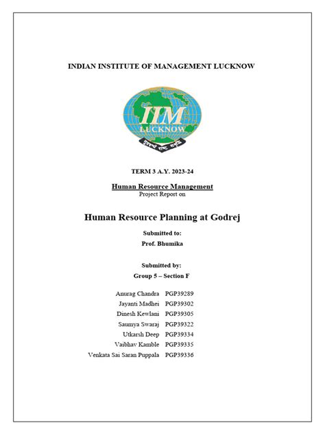 Group Project Report Pdf