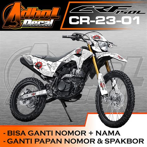 Jual Decal Honda Crf L Full Body Trail Supermoto Glossy Doff Sticker Setiker Stiker