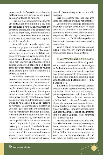 Adalia Helena Aula Bíblica Discipulado Novos Convertidos 1º Ciclo