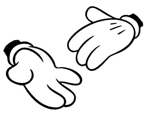 Oh My Fiesta In English Mickey Mouse Hands Or Gloves Templates