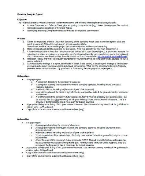 Project Analysis Report Sample Master Of Template Document