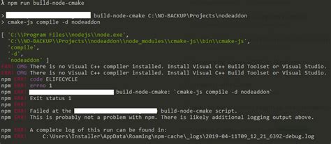 Err Omg There Is No Visual C Compiler Installed Install Visual C