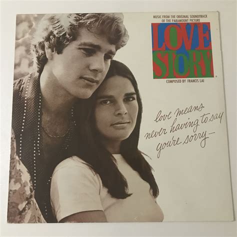 Francis Lai Love Story Music From The Original Soundtrack Plak Cd