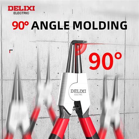 Delixi Electric 5 In 1 Circlip Pliers Needle Nose Pliers Retaining