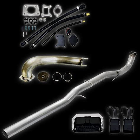 20 25 L5p Egr Delete Kit With 4 Dpf And Cat Pipe And 35 Dp And Can Plugs