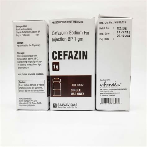 Cefazolin 1 Gm Injection Cefazin 1gm Injection At ₹ 35vial Reflin