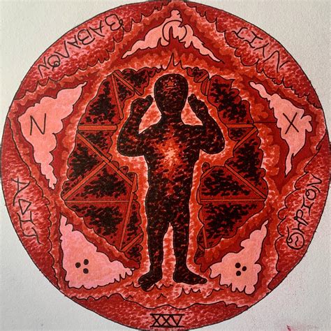 Star Ruby Mandala Artwork R Thelema