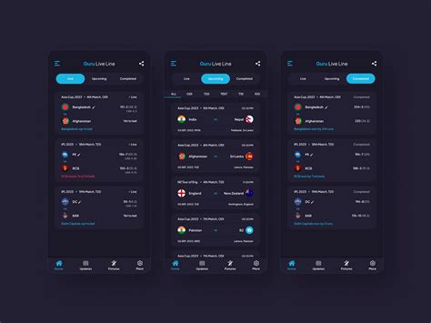 Cricket Ui Designs Themes Templates And Downloadable Graphic Elements