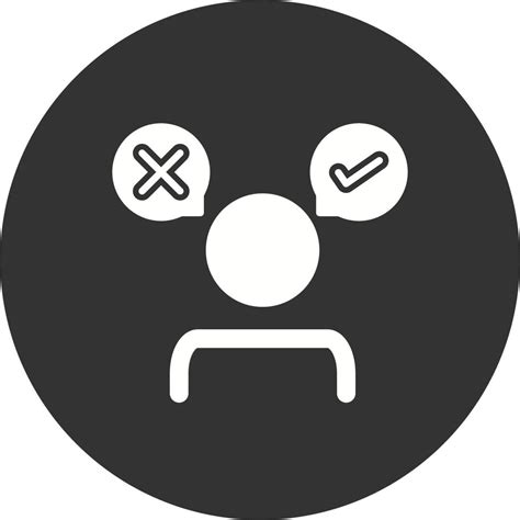 Decision Vector Icon 20368719 Vector Art At Vecteezy