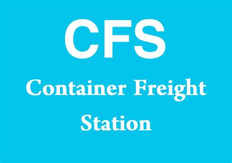 Apa Itu Cfs Container Freight Station Sourcingwill