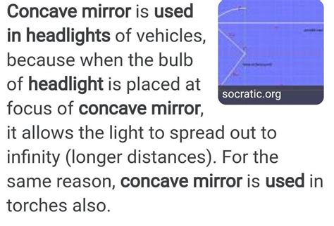 Why Is Concave Mirror Used In Headlights Mirror Ideas