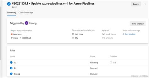 Azure Devops Yaml文件根据不同的stagejobtask的输出变量condition不同的stagejobtask