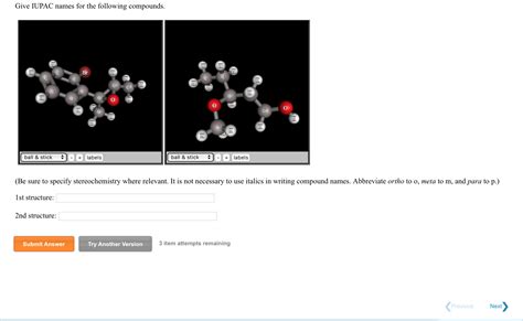 Solved Give Iupac Names For The Following Compounds Be
