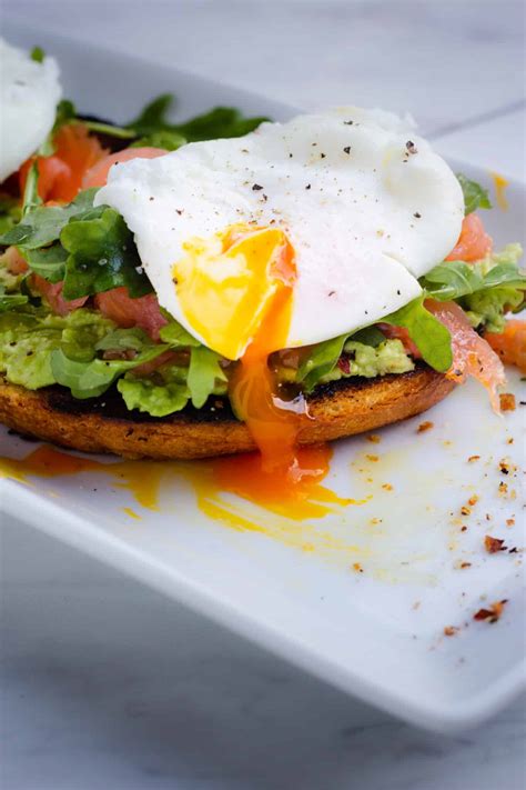 Avocado Toast With Poached Egg And Smoked Salmon Girl And The Kitchen