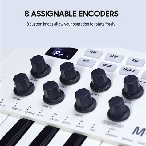Cod M Vave 25 Key Midi Control Keyboard Mini Portable Usb Keyboard