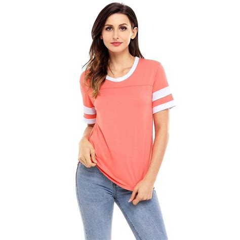 Plus Size Summer Tops Women 2018 Short Sleeve Cotton Elegant Ladies T