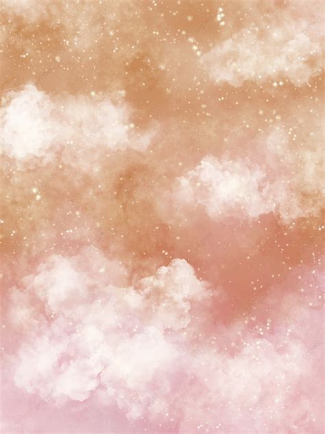 원래 손으로 그린 핑크 오렌지 별이 빛나는 하늘 성운 신선한 결혼식 배경 배경 화면 및 일러스트 무료 다운로드 Pngtree