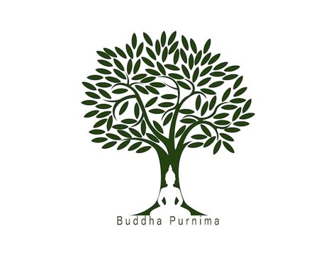 Premium Vector Secred Fig Or Pipal Tree Leaf Buddha Purnima Or Vesak