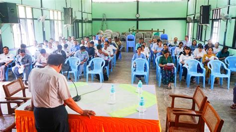 အိမ်မဲမြို့နယ်တွင် မဟာသင်္ကြန်ကျင်းပနိုင်ရေးလုပ်ငန်းညှိနှိုင်းအစည