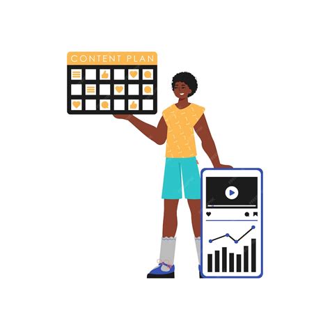 Premium Vector The Derision Is Holding A Content Invention In His