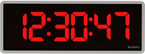 Congratulations The Png Image Has Been Downloaded Red Digital Clock