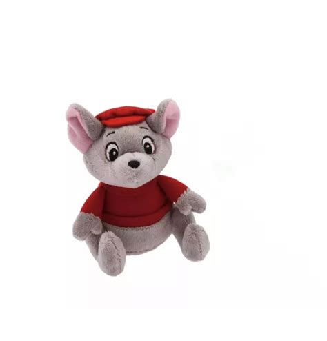 Bernard Mouse Plush The Rescuers 7” Authentic New Doll Stuffed Animal