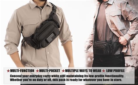 Cltac Ccw Tactical Fanny Pack For Concealed Carry 500d