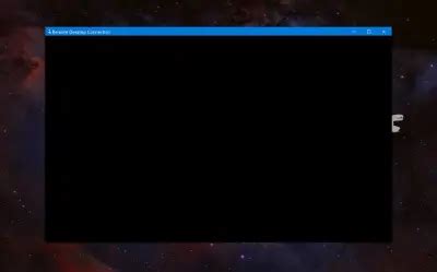 Remote Desktop Black Screen And Then Disconnects In Windows 11 10