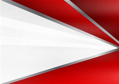 Red And Gray Geometric Abstract Vector Background Premium Vector