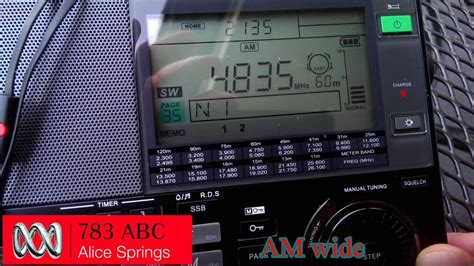 ABC Australia Demo Of AM Narrow On Sangean ATS 909X YouTube