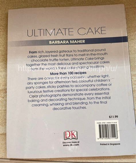 Ultimate Cake Barbara Maher On Carousell