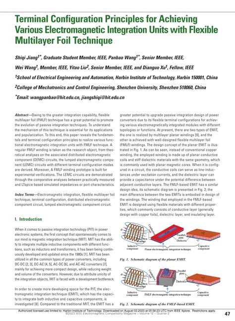 Pdf Terminal Configuration Principles For Achieving Various