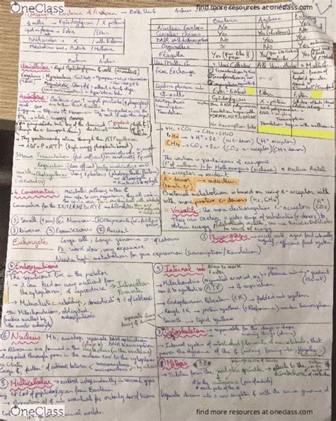 BIOL 111 Lecture 2 Lecture 2 Resume OneClass
