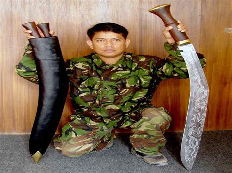 36 Long Buff Head Giant Engraved Kukri Kukri House