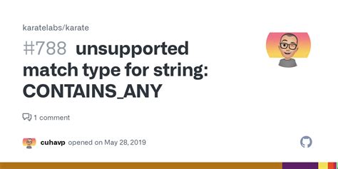 unsupported match type for string contains any · issue 788