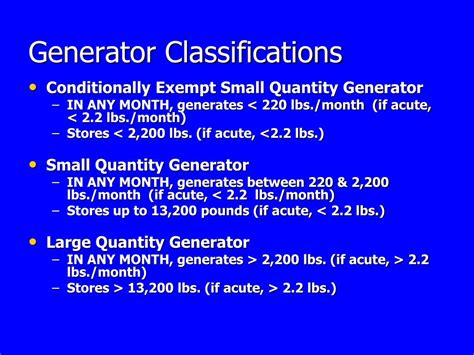 Large Quantity Generator Rules At Arthur Dwyer Blog