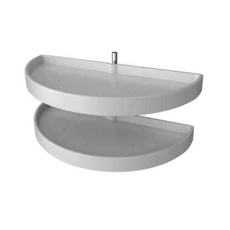 Rev A Shelf Polymer Pivot Out Half Moon Shelf Organizer For Blind Corner Cabinets Wayfair