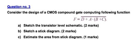 Solved Textbook Cmos Vlsi Design Question No 3 Consider The Design
