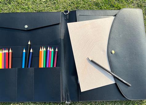Sketchbook Cover With Pencil Holder Artist Sketchbook