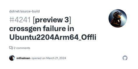 Preview Crossgen Failure In Ubuntu Arm Offline Msftsdk Arm