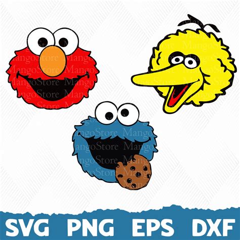 Monsters Face Svg Monsters Bundle Funny Cookie Monster Fa Inspire