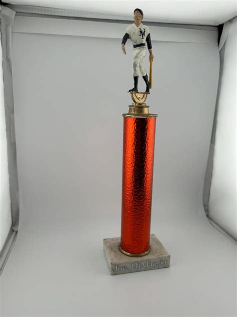 Vintage Joe Dimaggio Baseball Trophy Joe Dimaggio Etsy